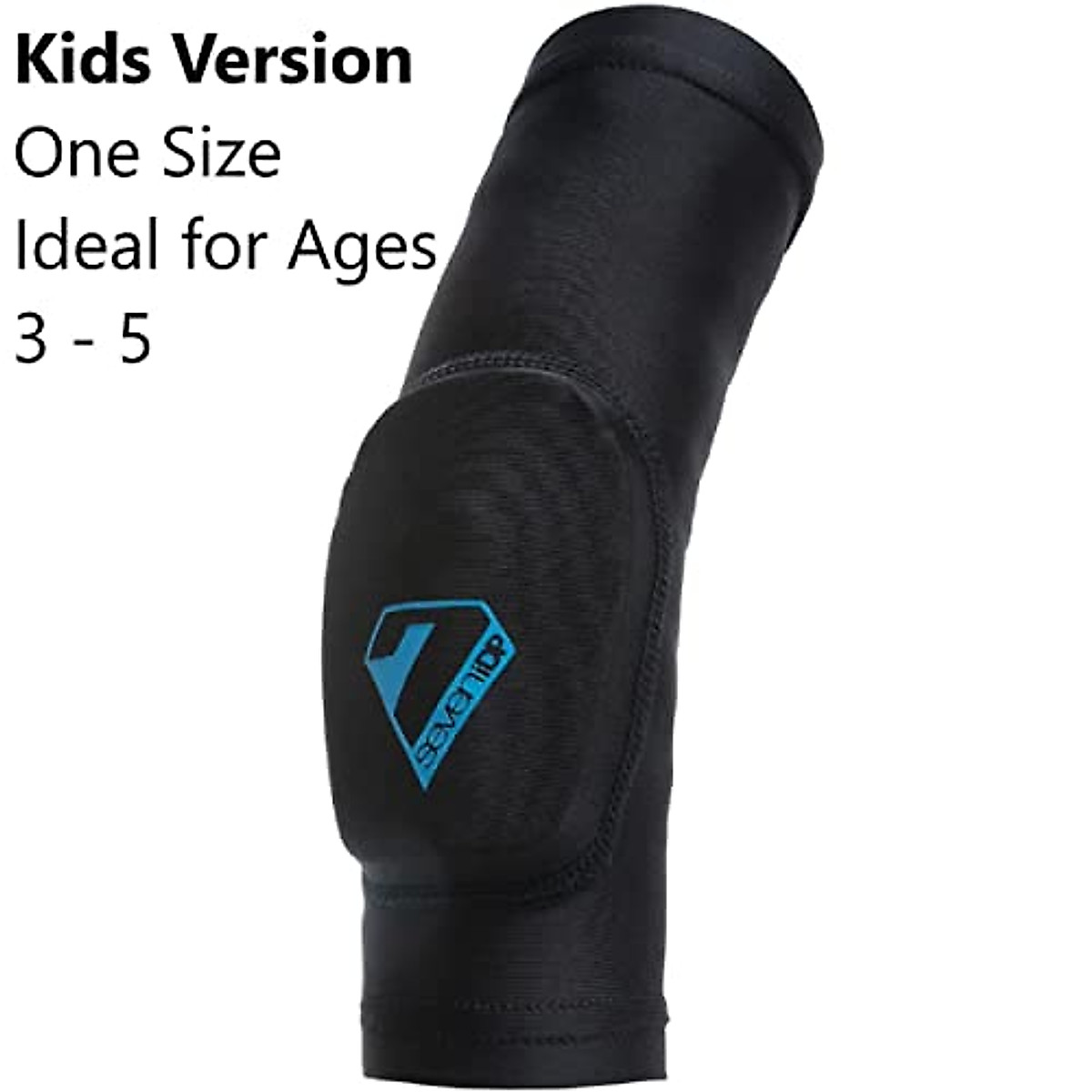 7 iDP Youth Transition Elbow Pads - Black & Blue (Small/Medium)
