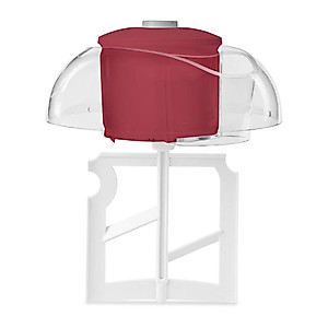 Tasty by Cuisinart ICM100TRD Ice Cream Maker, 8.71"(L) x 8.71"(W) x 10.49"(H), Red