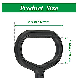 BokWin 2 Pcs D Ring Recliner Release Pull Handle,Couch Recliner Cable Replacement for Sofa Couch Cable(4.75 Inch Length)