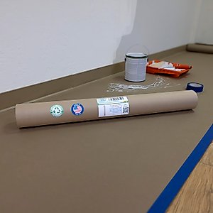 Brown Rosin Masking Paper 36" x 166' – 66 lb Thickness Floor Covering for Painting – Masking Paper for Painting and Construction – Painters Paper for Painting and Surface Protection by IDL Packaging