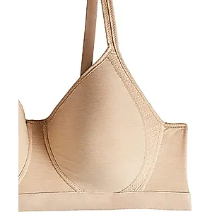Hanes womens X-temp Foam Wirefree Mhg507 Bra, Nude, Medium US