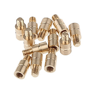 LEIPUPA 48 Pieces 25 Grain Brass Weight Screw Point Inserts Accessory