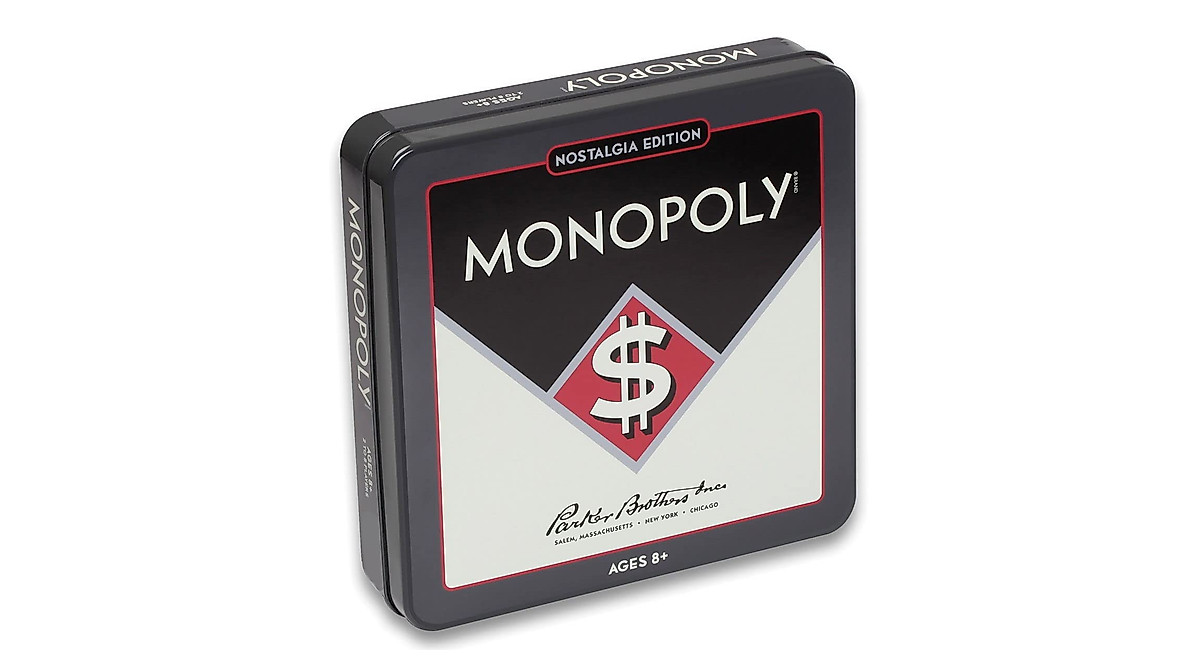 Monopoly Nostalgia Edition Collectible Tin - Vintage Board Game