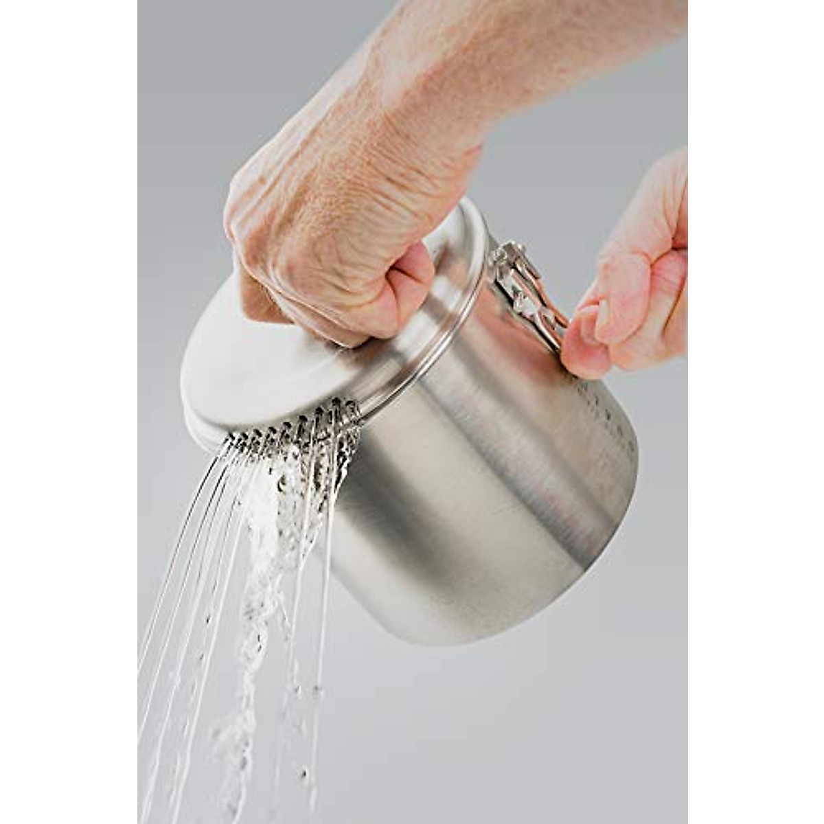 GSI Outdoors Glacier Stainless Dualist Backcountry Mess Kit I 2-Person Camping or Backpacking Cookware Set