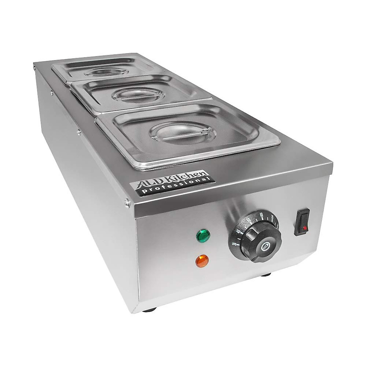 ALDKitchen Chocolate Melting Pot | Manual Control Chocolate Melter for Home or Bakery Use | 3 Tanks for 13.5 lb (6 kg) of Tempered Chocolate | 110V | 1kW