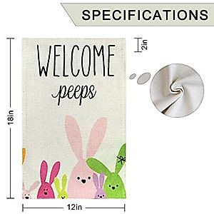 Easter Garden Flag Easter Flag Easter Garden Flags 12x18 Double Sided Easter Flags Garden Easter Flag Garden Easter Garden Flags Easter Spring Garden Flag Easter Garden Flag Double Sided Easter