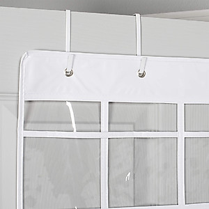 Over The Door Clear Shoe Organizer/Storage Rack