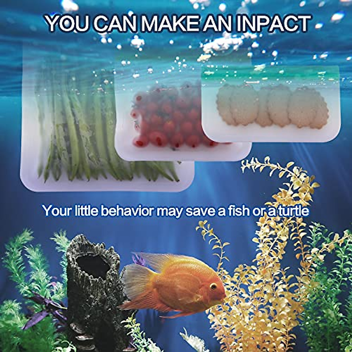 10 Pack Reusable Food Storage Bags, BPA Free Reusable Freezer Bags(2 Reusable Gallon Bags + 4 Leakproof Reusable Sandwich Bags + 4 Food Grade Kids Snack Bags) Resealable Lunch Bag for Meat Fruit Veggies