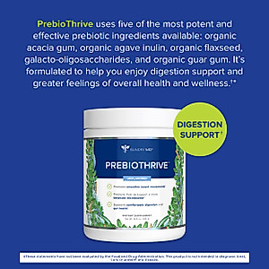 Gundry MD® PrebioThrive™ Prebiotic Supplement for More Comfortable Digestion, Gut Health and a More Balanced MicroBiome, Unflavored Powder - (30 Servings)