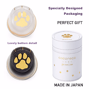 KIKYOUYA Cat Paw Cup Made in Japan, Golden Cat Foot Claw Cute Cat Cup for Coffee Milk (Tobby)