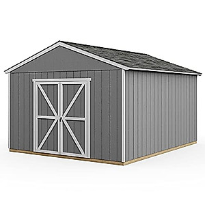 Handy Home Products Astoria 12x16 Do-It-Yourself Wooden Storage Shed with Floor