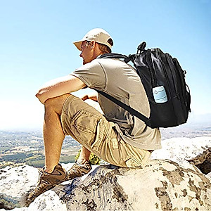 Laptop Backpack Waterproof Leather Backpacks with USB port fit 15.6" Laptops for Men and Women Travel Daypack Backpack Black (Shcool Backpack)