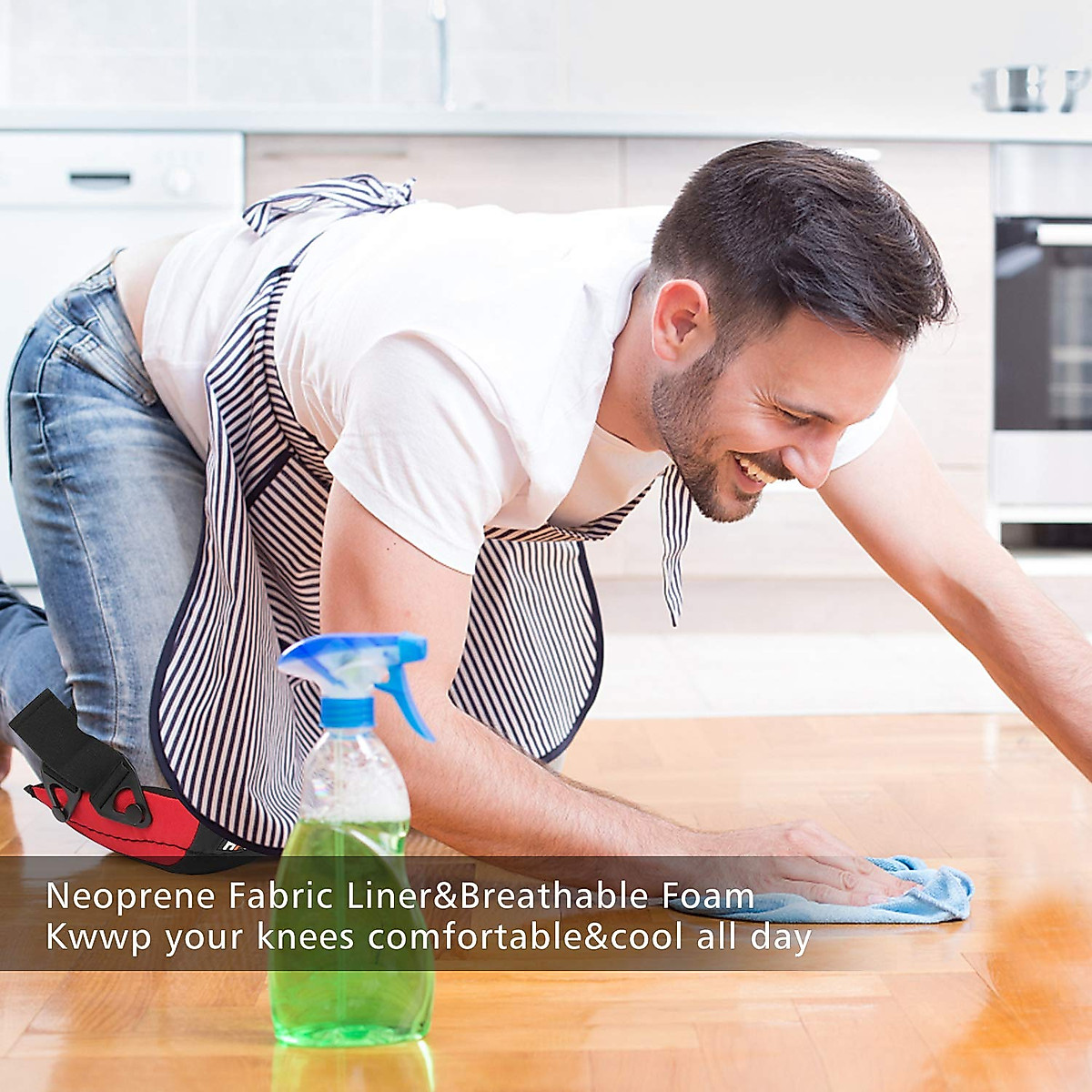 Knee Pads - HPHST Lightweight Professional Knee Pad for Women Men Work Gardening Cleaning Floors Construction