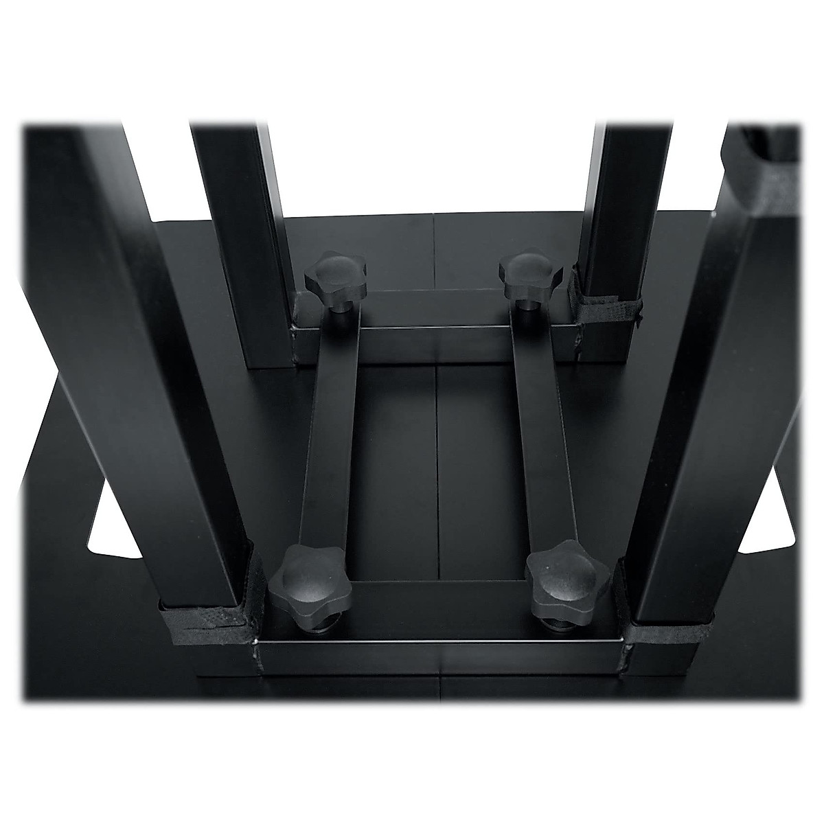 2) Rockville RTP-GO Black Portable Collapsible DJ Totem Light Stands+Bags+Scrims