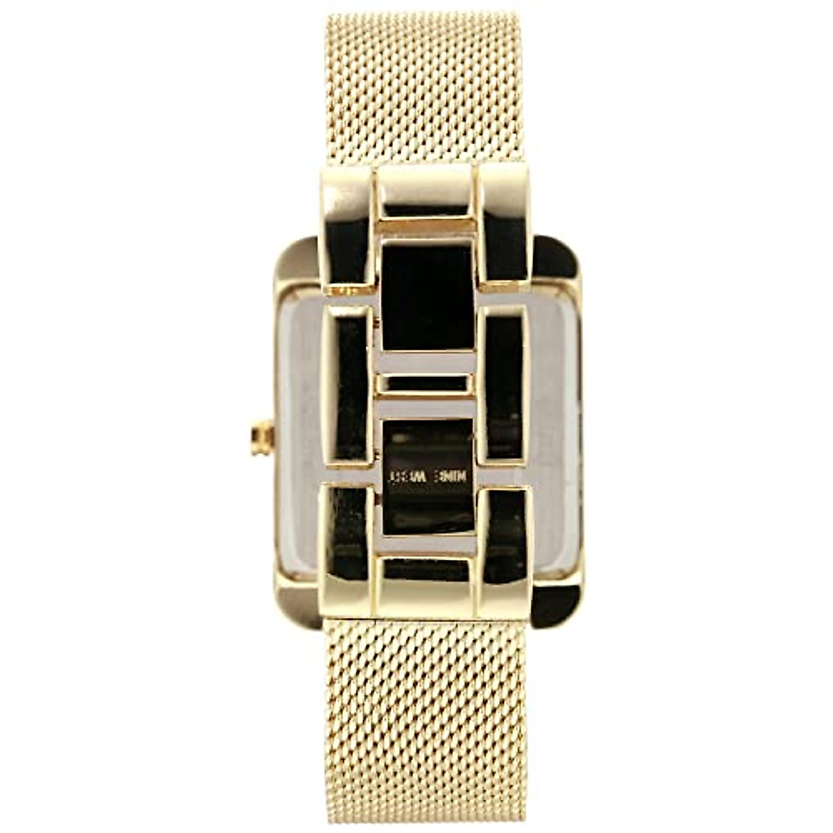 NINE WEST Women's Japanese Quartz Dress Watch with Stainless Steel Strap, Gold, 18 (Model: NW/2090CHGB)