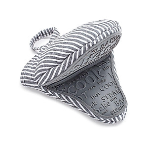 Sur La Table Silicone Striped Mini Pinch Mitt, Red