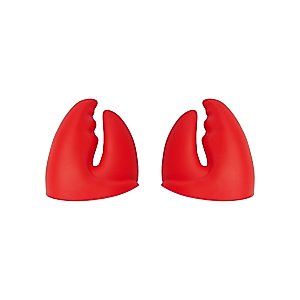 Genuine Fred Pot Pinchers Silicone Pot Holders,Red