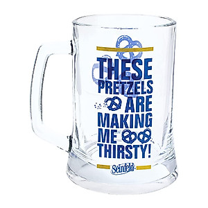 Paladone Seinfeld Beer Stein These Pretzels are Making Me Thirsty | Officially Licensed Seinfeld Merchandise