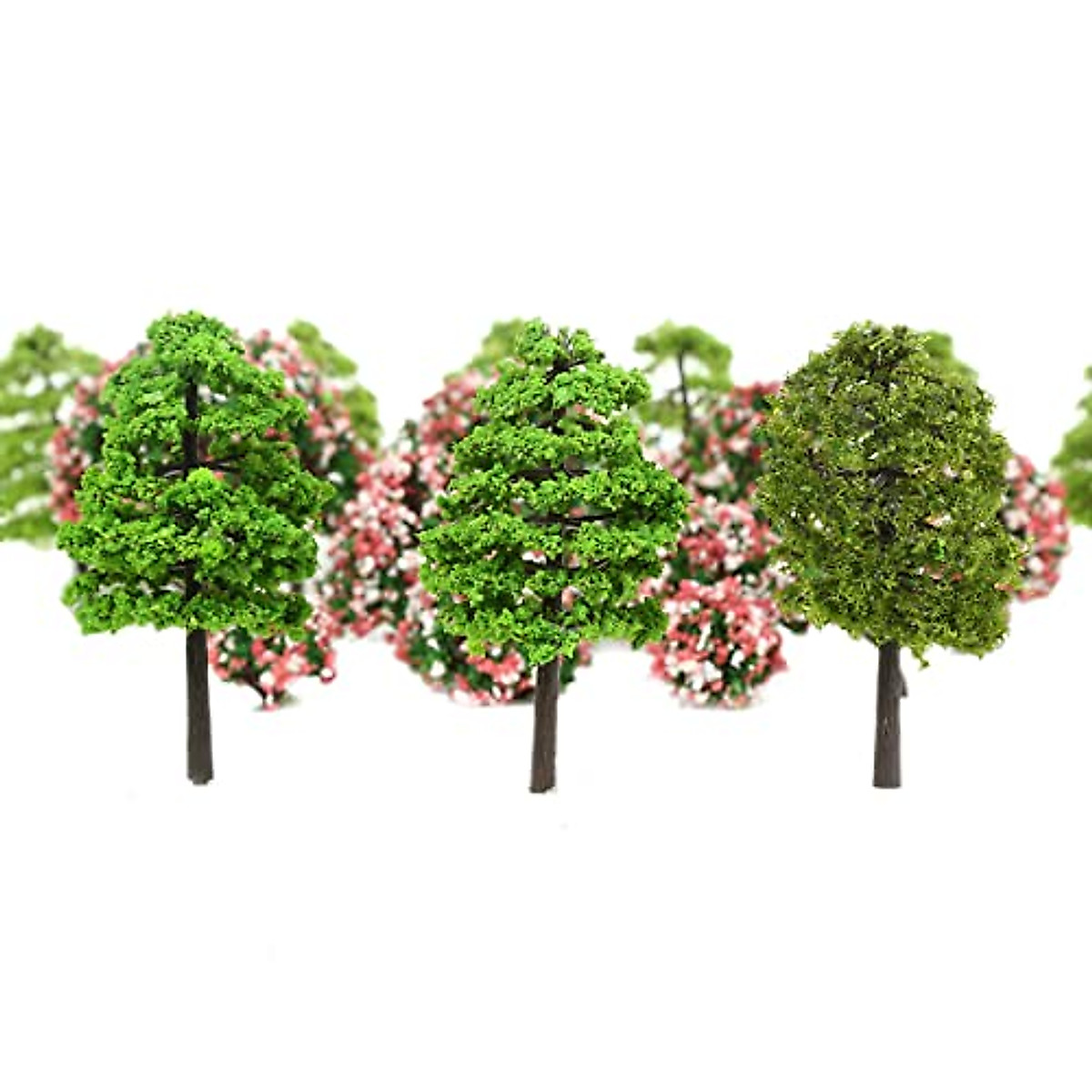 70pcs 3-9cm Model Trees HO Scale Layout, Model Train Scenery Architecture, Railroad ArchitectureModel Train Scenery Architecture, Railroad Architect Diorama Tree for DIY Scenery Landscape, Mixed Color