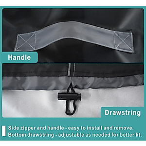 Folding Bed Storage Cover - 38" Waterproof Dustproof Universal Rollaway Bed Protector Cover - Fits 38 Inch Folding Bed (39 "L × 15" W × 44.8 "H) - Black