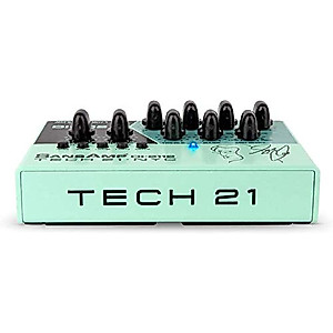 Tech 21 Geddy Lee DI-2112 Signature SansAmp Bass Preamp Pedal Bundle with 2 MXR Patch Cables and Dunlop Pick Pack