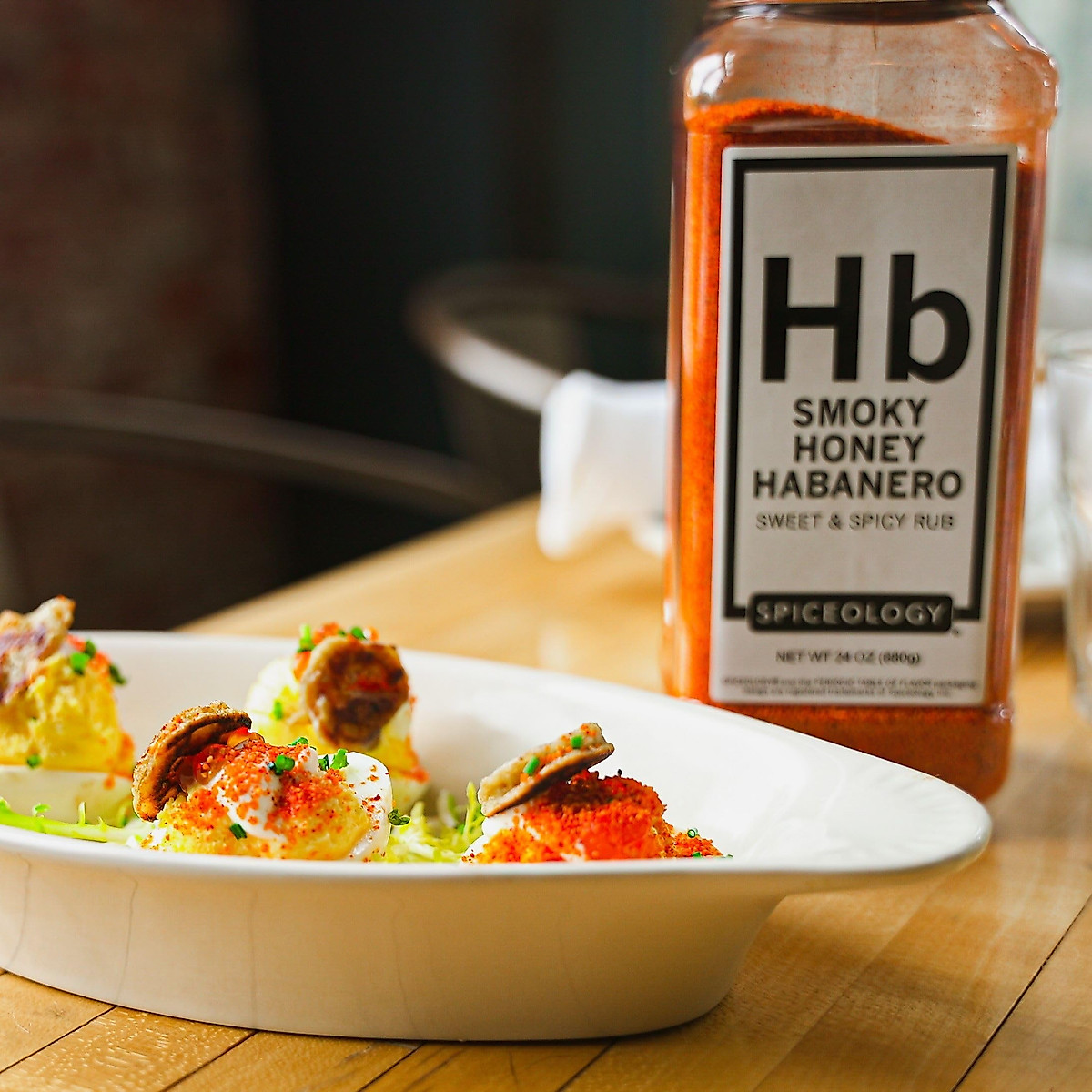 Spiceology – Smoky Honey Habanero – Sweet & Spicy BBQ Rub for Chicken, Ribs, Pork, Steak & Seafood – Smoked Paprika, Honey & Habanero Powder – Gluten-Free Meat Rub & Grill Seasoning – 24 oz