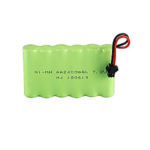 Parts & Accessories 7.2V 2400mah NIMH Battery Pack Battery nimh 7.2v aa nimh Battery ni-mh 7.2v for Remote Control Electric Toy Tool Boat car Parts - (Color: for Tamiya Plug)