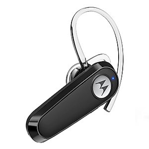 Motorola Sound HK126 Bluetooth Earpiece - in-Ear Wireless Mono Bluetooth Headset with 8-Hour Talk Time, Voice Assistant Compatible, Connects to 2 Devices - Lightweight Bluetooth Phone Earpiece