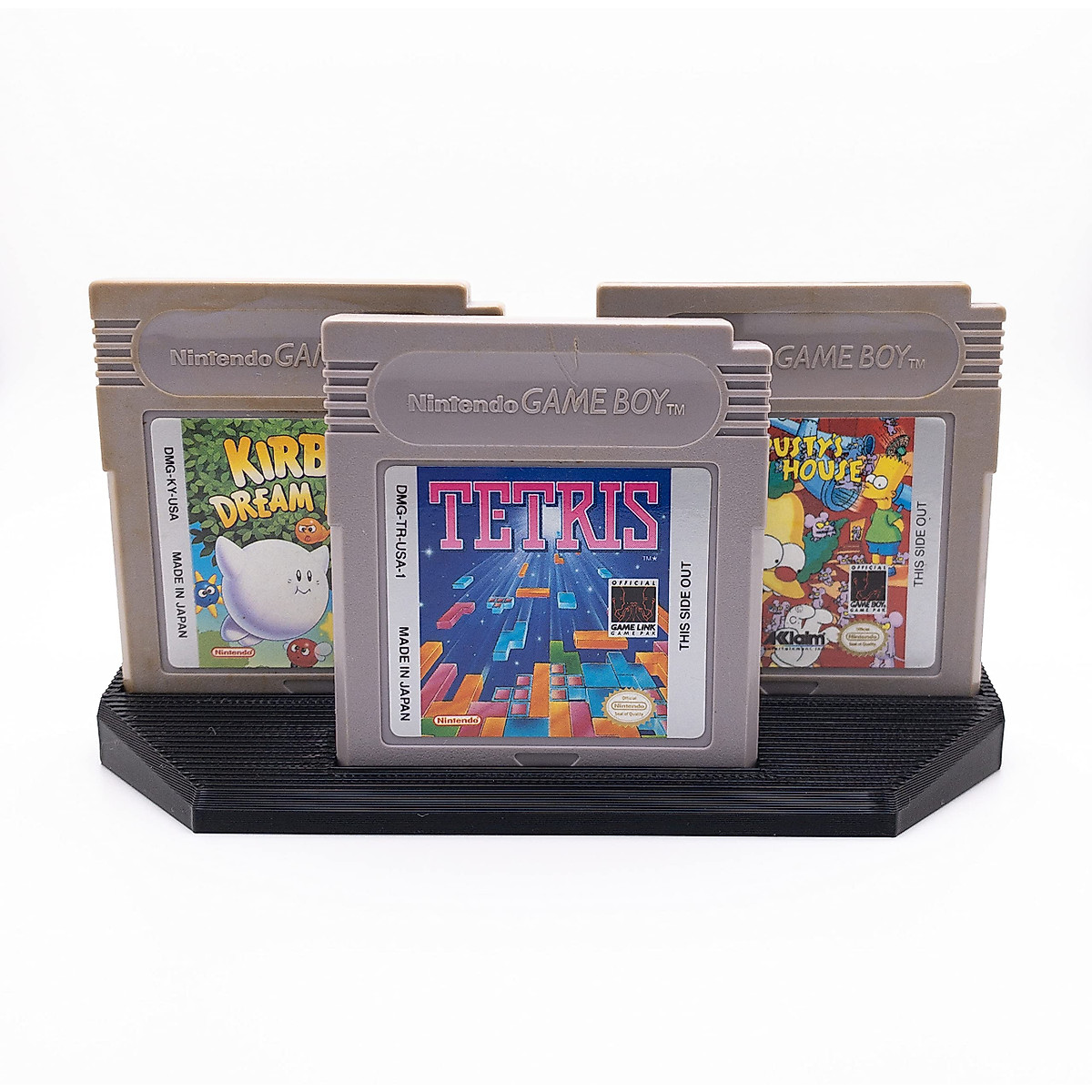 3 PACK - 3 Game Cartridge Display for Game Boy - GB GBC GBA - Fits All Nintendo GameBoys