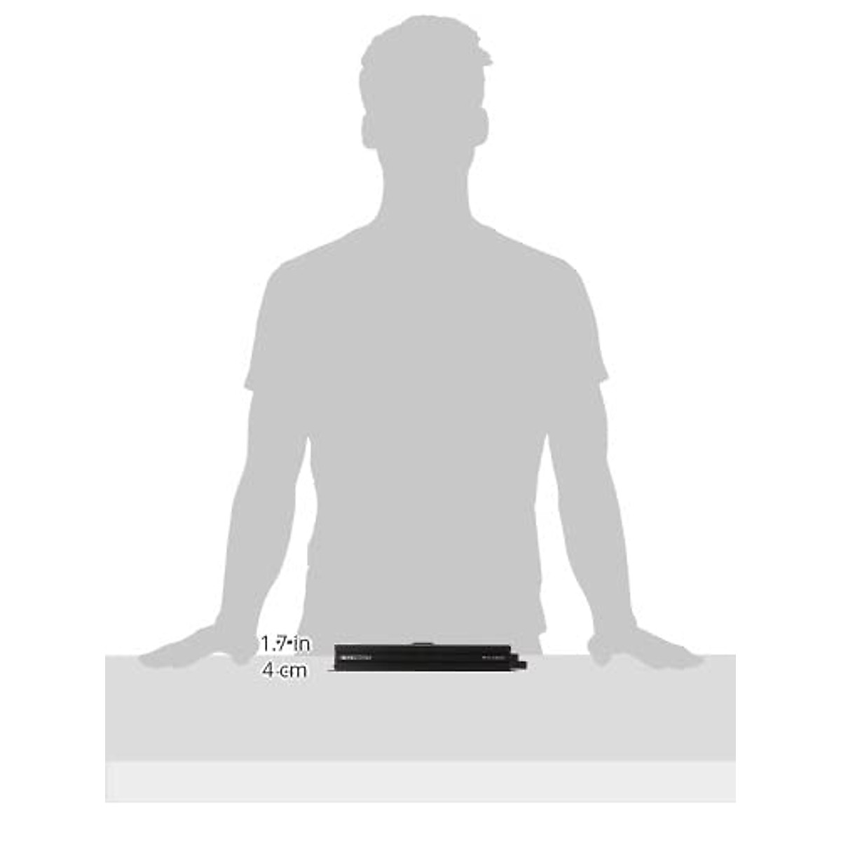 Soundstream PN4.1000D 1000W 4-Channel Picasso Nano Series Class D Amplifier, Gray