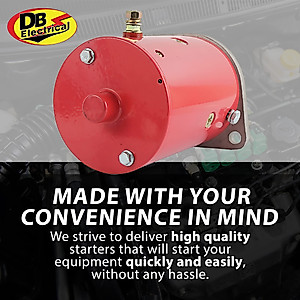 DB Electrical 430-22003 Snow Plow Motor Compatible With/Replacement For Western & Fisher Snow Plow Applications, 46-2473 46-2584 46-3618, MKW4009 1981-Up 1306415 M4-3499-00 A5819AM