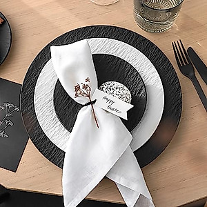 Villeroy & Boch Manufacture Rock Bread & Butter Plate, 6.25 in, Black/Gray