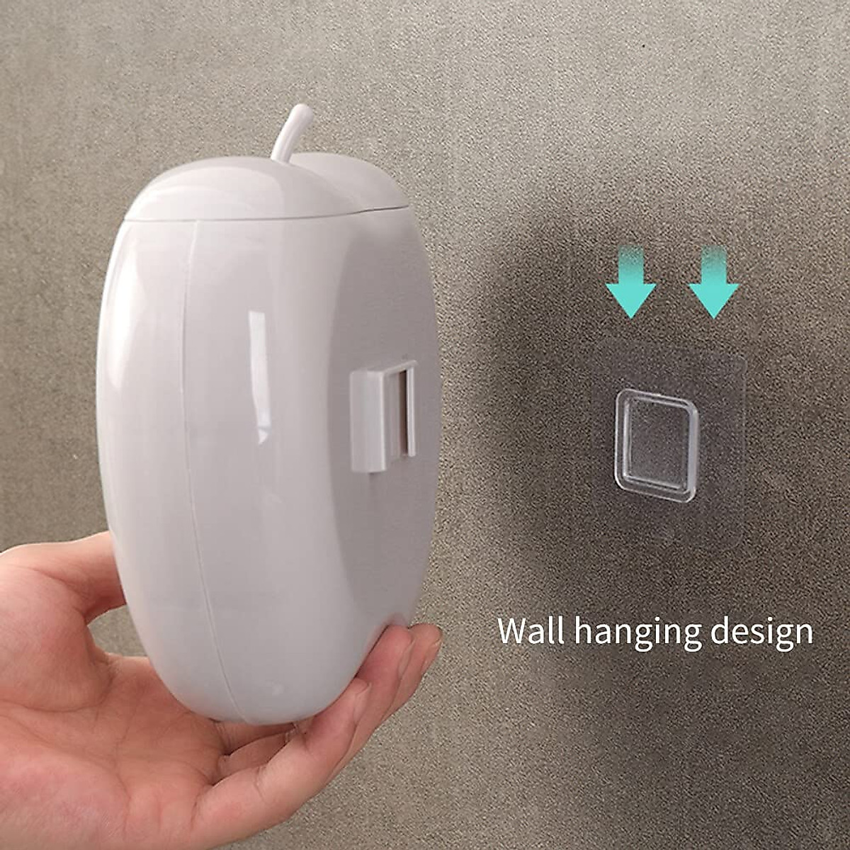 Plastic Wrap Storage Box Dispenser - Wall-Mounted Fresh Keeping Bag Sleeve Organizer - Space-Saving Solution for Kitchen Storage - No Drilling Shower Cap Storage Box