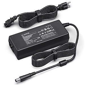 90W Power Cord for HP Pavilion All-in-One Desktop Charger HP 18'' 19'' 20" 21" 32" HP Pavilion (N193) 20" 23'' PC 18-5110 19-2304 20-B010 20-B013W Monitor Charger Gaming Power Supply