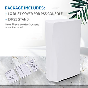 G-STORY Console Accessory Kit, Include Dust Cover and Horizontal & Vertical Magic Stand, Stand,Compatible with Disc & Digital Editions,Easy to Install