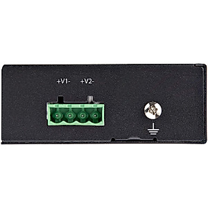 StarTech.com Industrial Gigabit PoE Splitter - 90W High Speed Power Over Ethernet PoE+++ Splitter - 12-48V DC Splitter 802.3bt - LAN/RJ45 Ultra PoE to DC Adapter - -40C to +75C (POESLT1G48V)