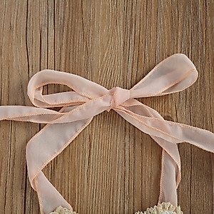 LeSury Baby Girl Tutu Dress Outfit Newborn Lace Halter Backless Jumpsuit Romper Sleeveless Bodysuit (Pink, 3-6 Months)