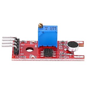 5Pcs Sound Sensor Module, 3 to 5V Microphone Sound Sensor Microphone Sensor Module Ultra Small Professional Microphone Amplifier IC KY-038 for Assembly with Indicator Lights