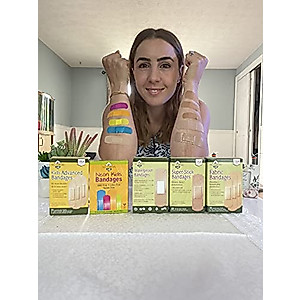 All Terrain Fabric Bandages, Latex-Free Flexible Protection, 30 Count, Assorted Sizes, Sterile