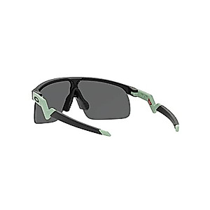 Oakley Youth OJ9010 Resistor Rectangular Sunglasses, Matte Black/Prizm Black, 23 mm