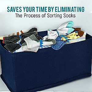 SNIPSIE Socks Holder Rings for Washing Machine - Silicone Laundry Essentials/Stocking and Sock Locks Laundry Organizer - 20 PCS (Yellow)