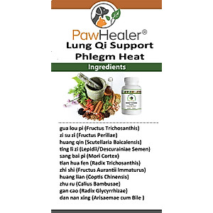 PawHealer Cough Remedy for Dogs-50 Grams Powder-Lung Qi Support Herbal Formula: for Loud, Honking Coughs …