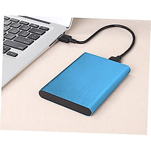 External Portable USB3.1 2TB External Portable Hard Disk for PC, Mac, Desktop,Chromebook(2TB Blue)