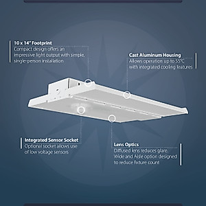 HML1 150-Watt Linear LED High Bay, 5000K (HML1150U50A)