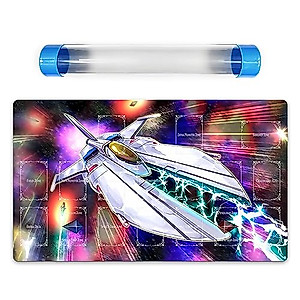 Ygomat Gradius Trading Card Game OCG Playmat TCG Duel Playing Mat Free Best Tube/Bag (B_Add Playzones + Tube)