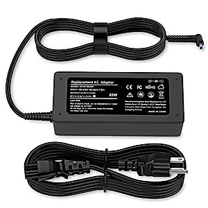 65W 45W AC Adapter Laptop Charger Compatible for HP Envy Pavilion Stream X360 13 15 17 15-1039wm 15-1033wm 15-w117cl 15-w237cl 15m-cn0011dx 15m-bp111dx 15m-bq121d Laptop Notebook PC Power Supply Cord
