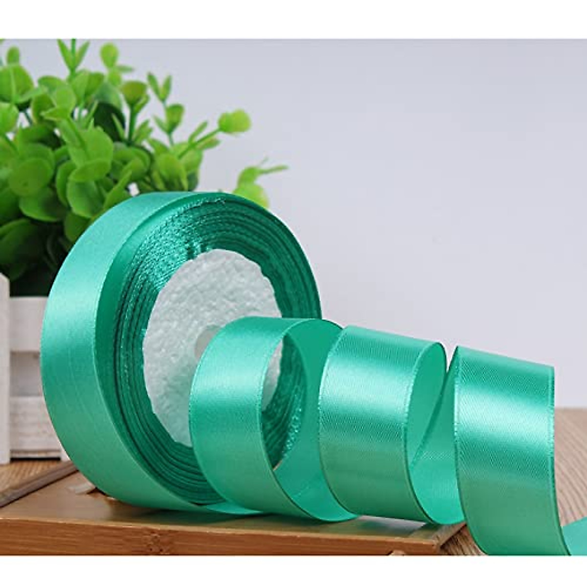 24 Yards Colorful Satin Ribbons Christmas Wedding Birthday Party Decoration Gift Wrapping Satin Ribbons Supplies