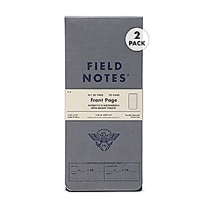 Field Notes - Front Page 2-Pack of Reporter's Notebooks - 3.75" x 8"