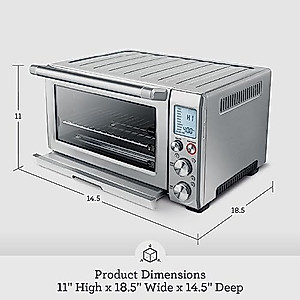 Breville Smart Oven Pro Toaster Oven, Black Sesame, BOV845BKS