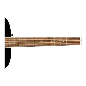 Fender FA-125 Dreadnought Acoustic Guitar, with 2-Year Warranty, Black, with Gig Bag